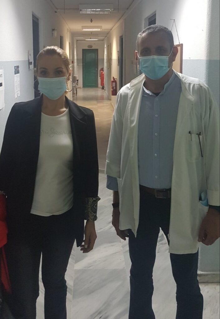 Επίσκεψη της Μίκας Ιατρίδη στον ΕΦΚΑ Ρόδου και το Κέντρο Υγείας Ρόδου.
