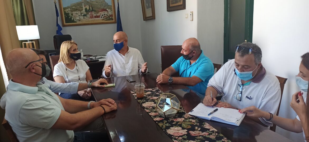 ΣΥΝΑΝΤΗΣΗ ΕΡΓΑΣΙΑΣ ΤΗΣ ΔΗΜΟΤΙΚΗΣ ΑΡΧΗΣ ΛΕΡΟΥ ΜΕ ΤΗ ΒΟΥΛΕΥΤΗ ΜΙΚΑ ΙΑΤΡΙΔΗ